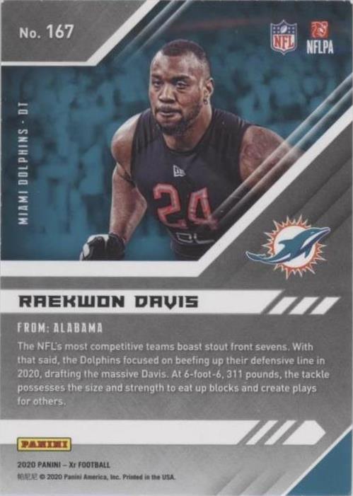 2020 Panini XR Raekwon Davis #167 for sale | eBay