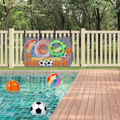 Pool Float Storage Mesh Bag, Pool Float Net Organizer for Pool ...