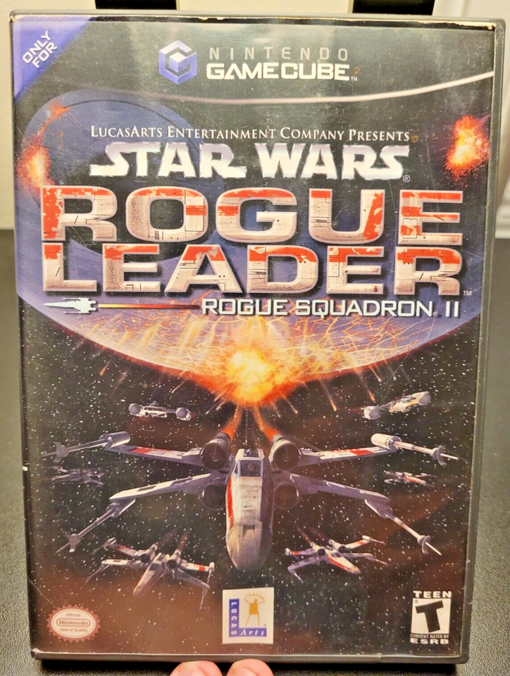 STAR WARS ROGUE LEADER ROGUE SQUADRON II Nintendo GameCube COMPLETE ...