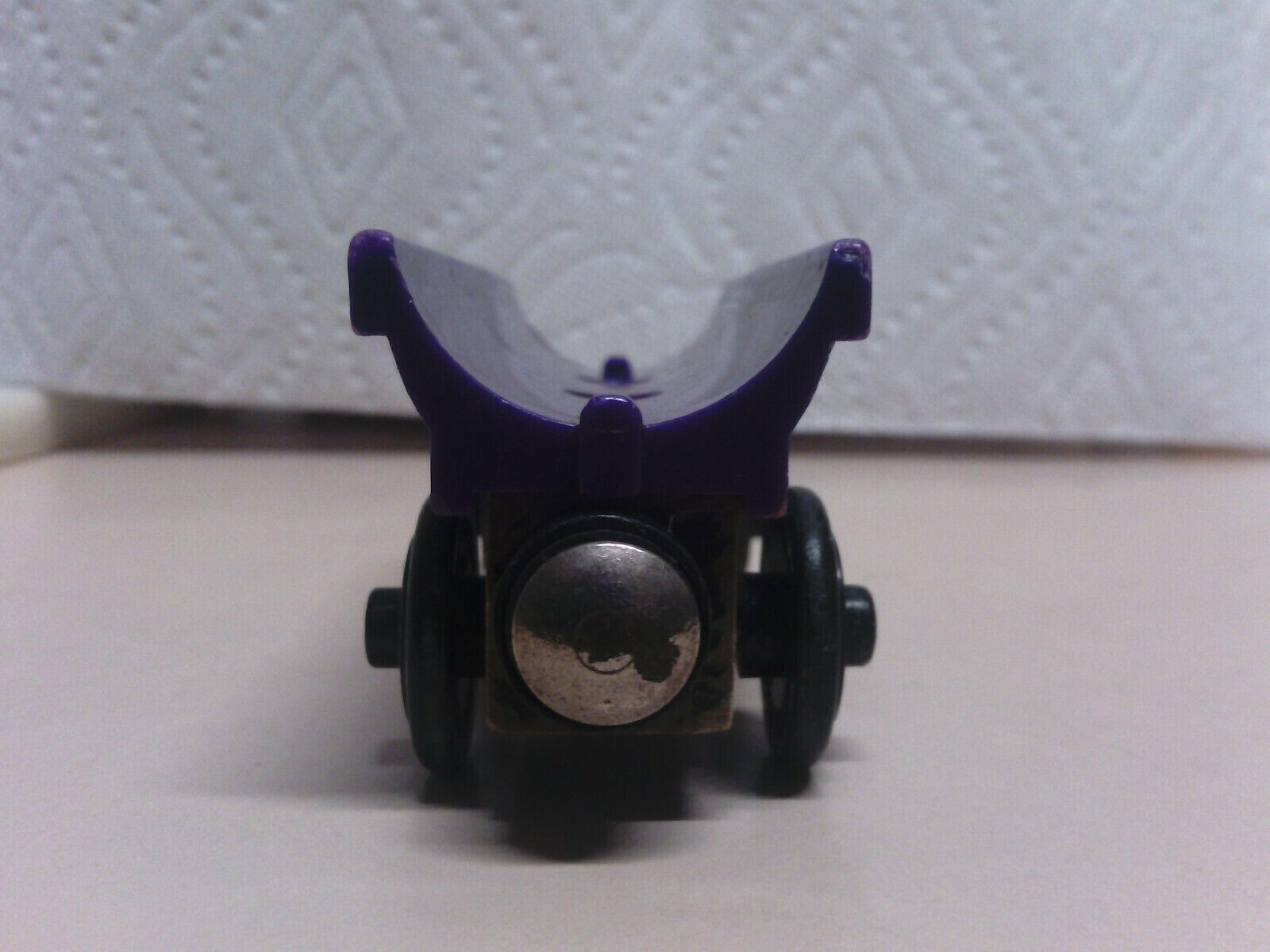Thomas and Friends Wooden Railway Purple Barrel Car 2001 (No Barrels ...