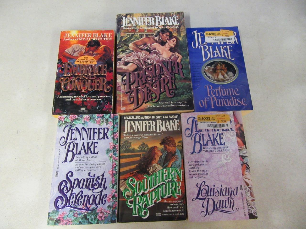 BIG Lot of (6) JENNIFER BLAKE Books LOUISIANA HISTORY SERIES #2-7 NEAR ...