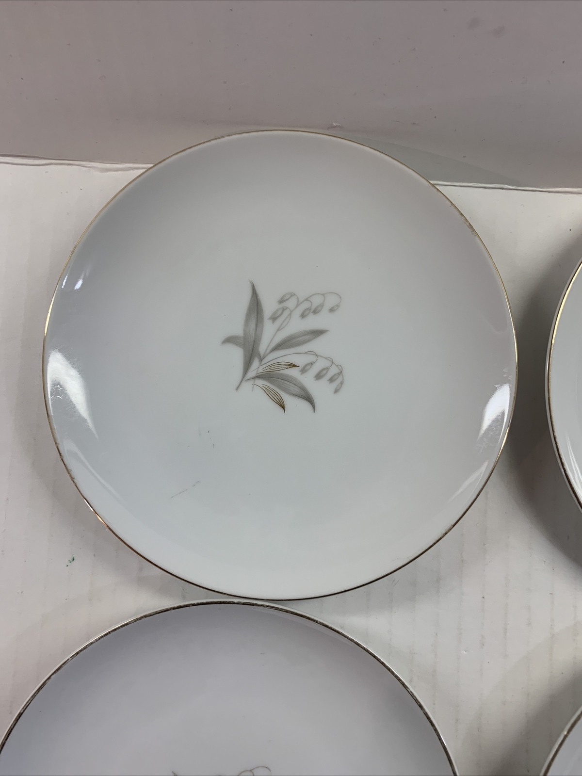 6 VTG 1961 Kaysons Golden Rhapsody Bread / Dessert Plates China Japan 6 ...