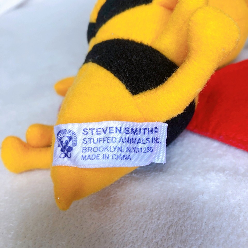 Steven Smith Stuffed Animal Happy Honey Bee Plush Toy Bug Small 7” | eBay