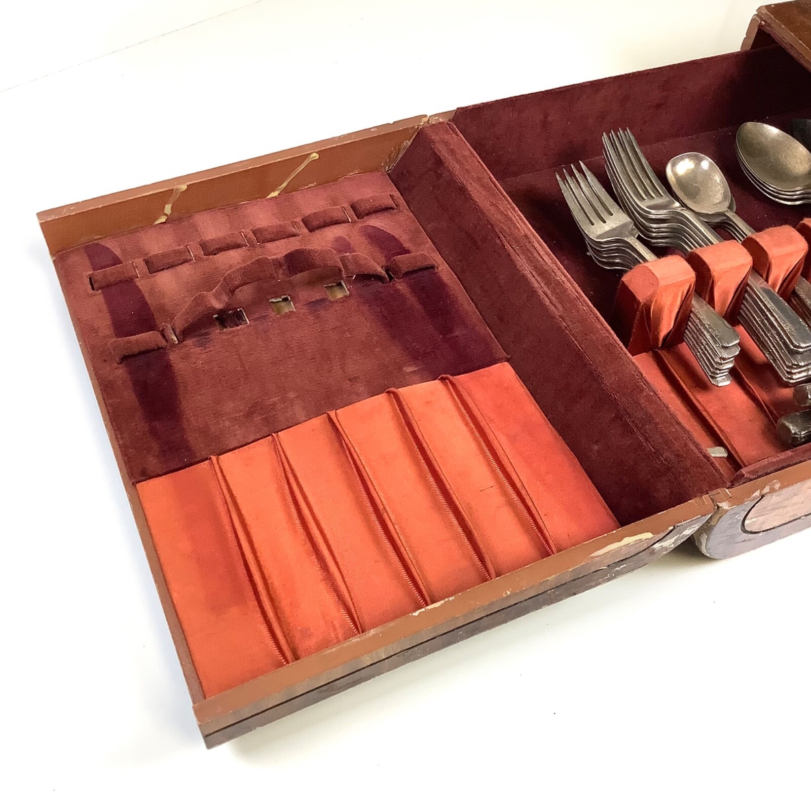 Harmony House Wallace XXXX Quadruple Silverware Flatware 43pc Set Art ...