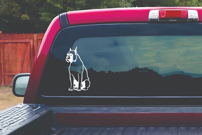 Custom Boxer Dog Breed window decal sticker gift dog handler | eBay