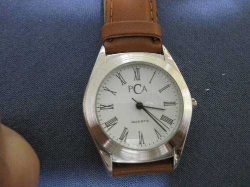 H705 unisex white plate PCA quartz watch | eBay