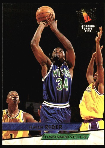 1993 Ultra Isaiah Rider Rookie #292 Minnesota Timberwolves | eBay