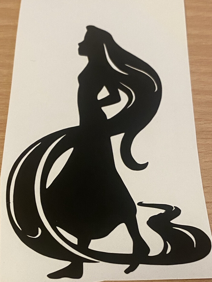 Princess Rapunzel Silhouette