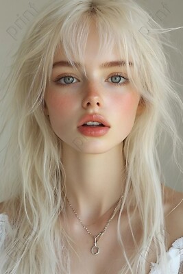 Blonde Girl Model Photo Risque 4x6 Art Print A12588 | eBay