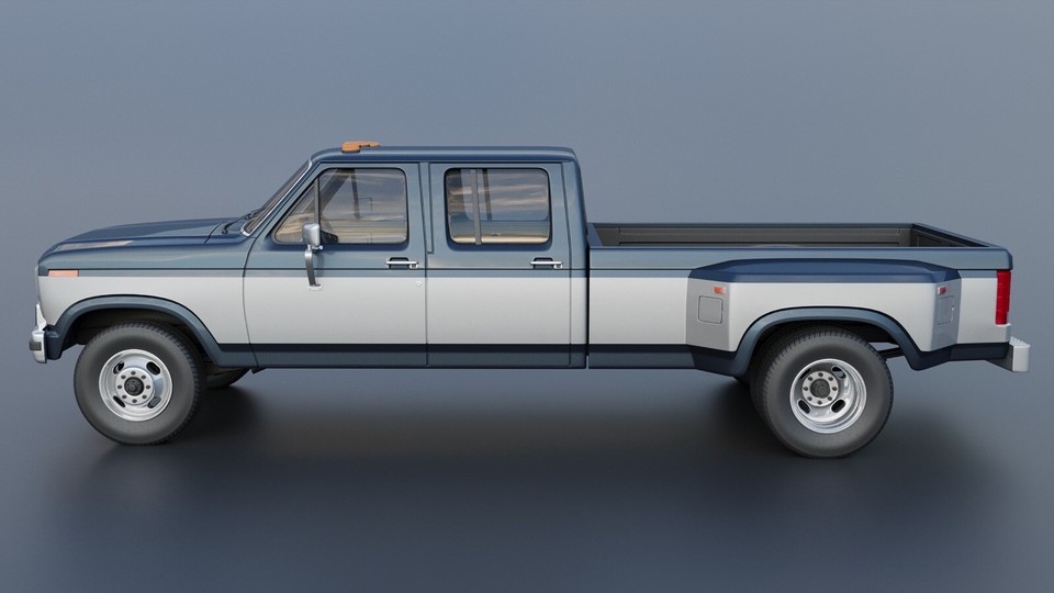 1/25 3d Printed 1983 Ford F350 CrewCab Dually Model Kit | eBay