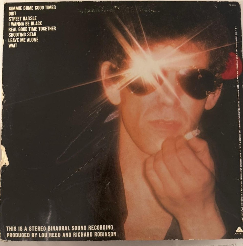 LOU REED – STREET HASSLE - VINYL LP - 1978 ARISTA - VG - A11 | eBay