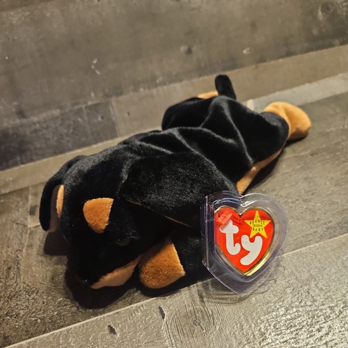 TY Beanie Baby Doby The Doberman Dog With Tag 1996 in case | eBay