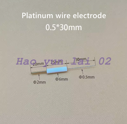 1PCS Pt005 Pt010 Pt015 Pt017 Platinum wire electrode Platinum column electrode | eBay