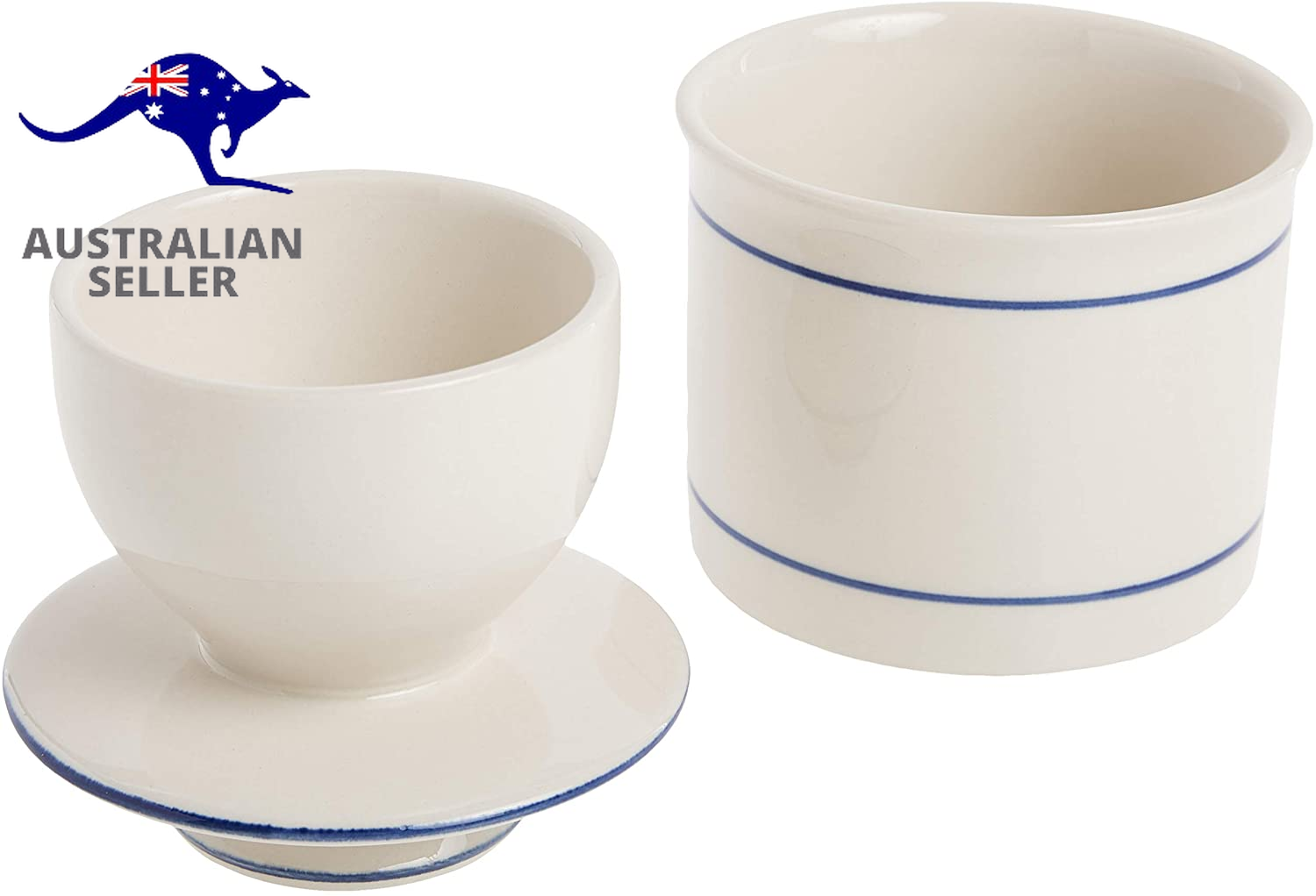 Butter Dish Cover Pot Handmade Marble French Butter Storage Crock ...