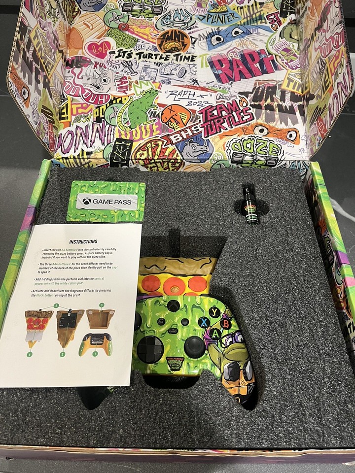 TMNT Pizza Scented Xbox Controllers-Complete Set | eBay