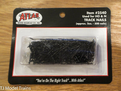 Atlas HO & N Scale #2540 Track Nails (2oz - 500 nails) | eBay