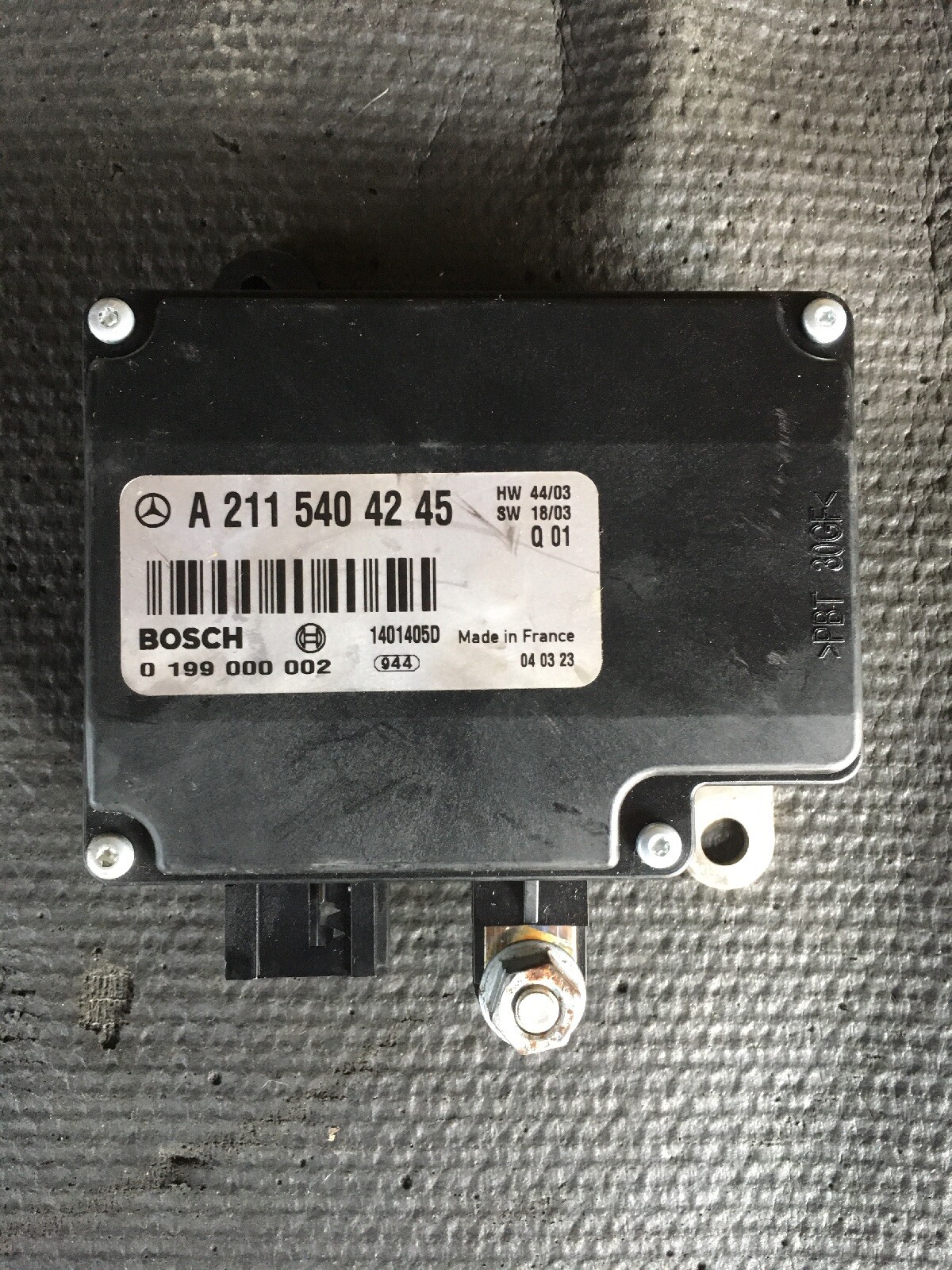 03-06 MERCEDES E320 E500 E55 E350 BCM BATTERY CONTROL MODULE UNIT ...