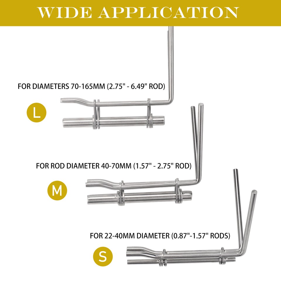 3x Hydraulic Cylinder Piston Rod Seal U-cup Installation Tool w/Seal ...