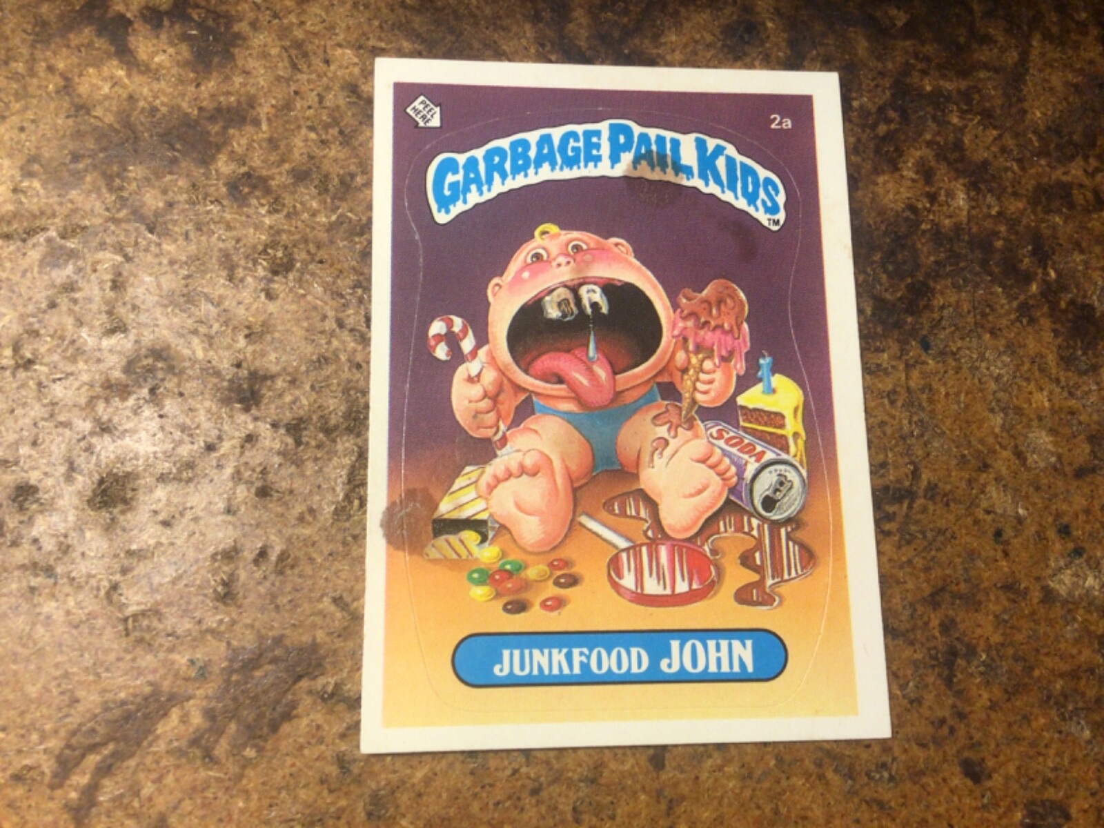 ***GPK garbage pail kids 1985 series 1*JUNKFOOD JOHN 2a GLOSSY*** | eBay