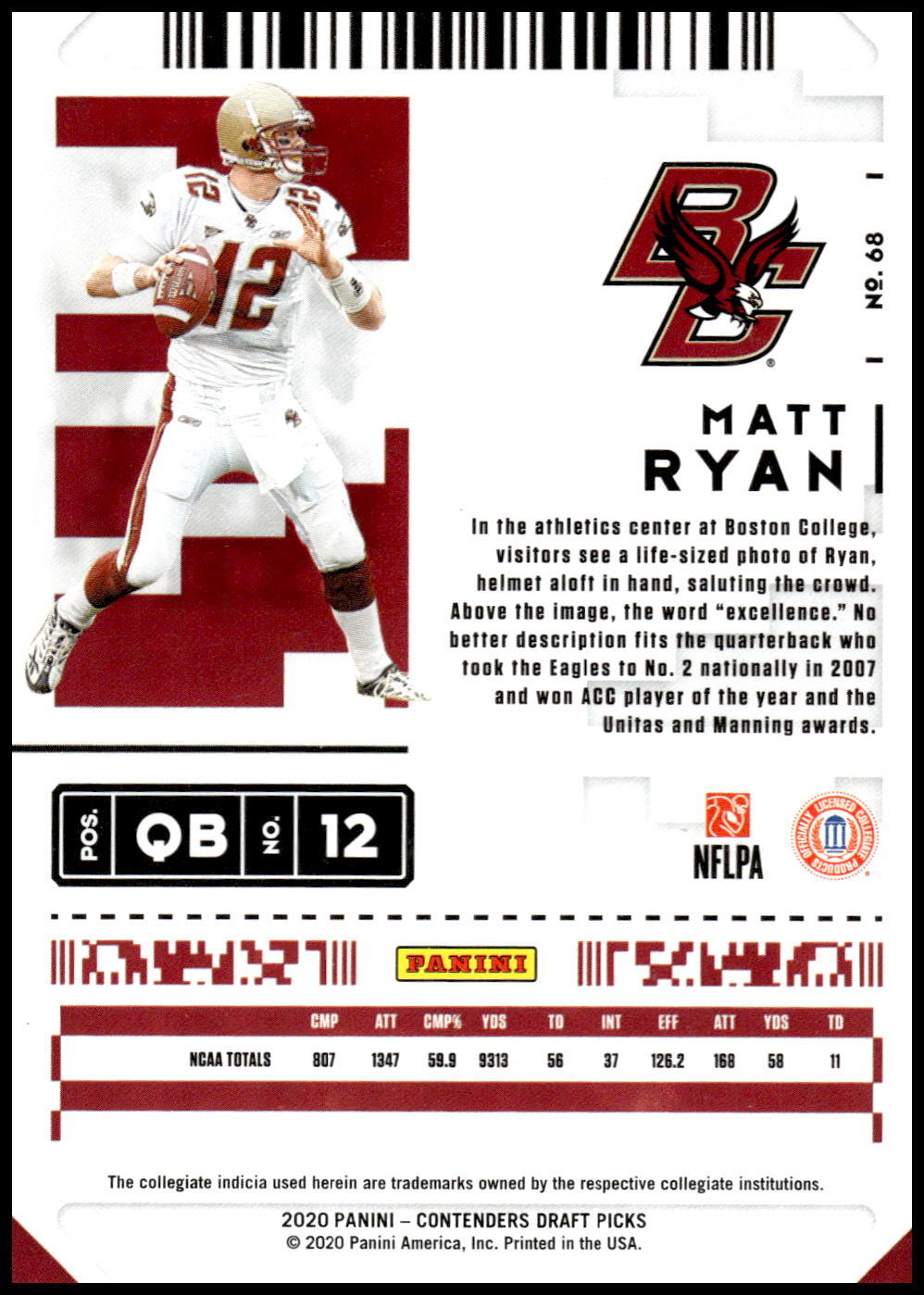 2020 Panini Contenders Draft Picks #97 Tom Brady | eBay