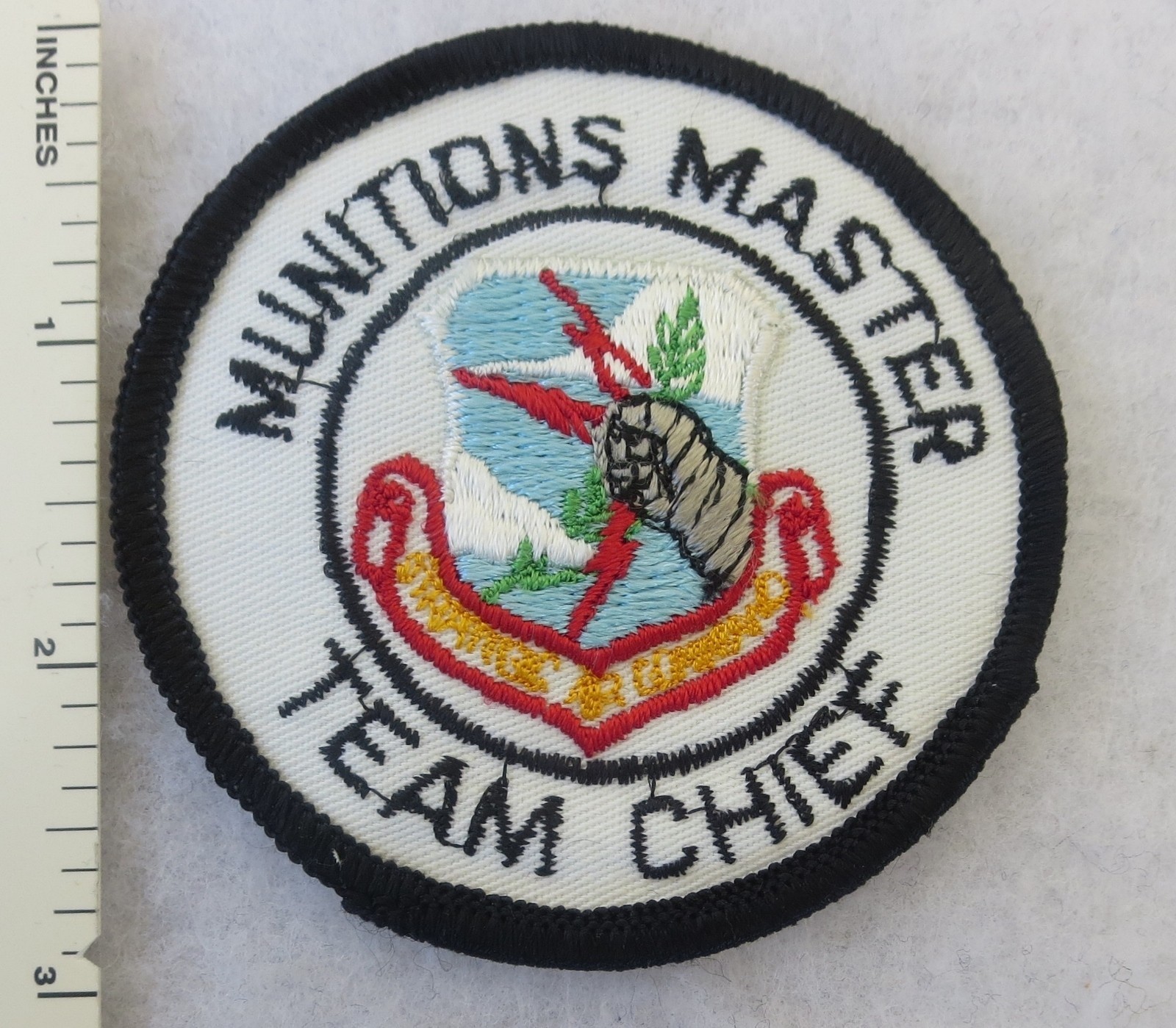 SAC MUNITIONS MASTER TEAM CHIEF PATCH US AIR FORCE STRATEGIC AIR ...