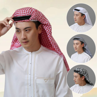 New Arab Head Wrap Military Scarf Neck Shawl Arabic Scarf w/ Agal Rope ...
