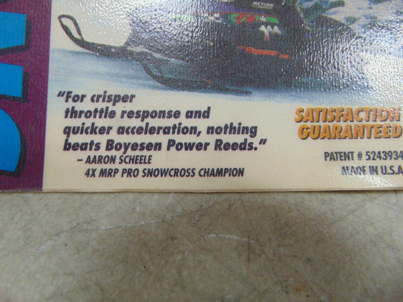 Boyesen Snowmobile Power Reeds P/N 551 | eBay