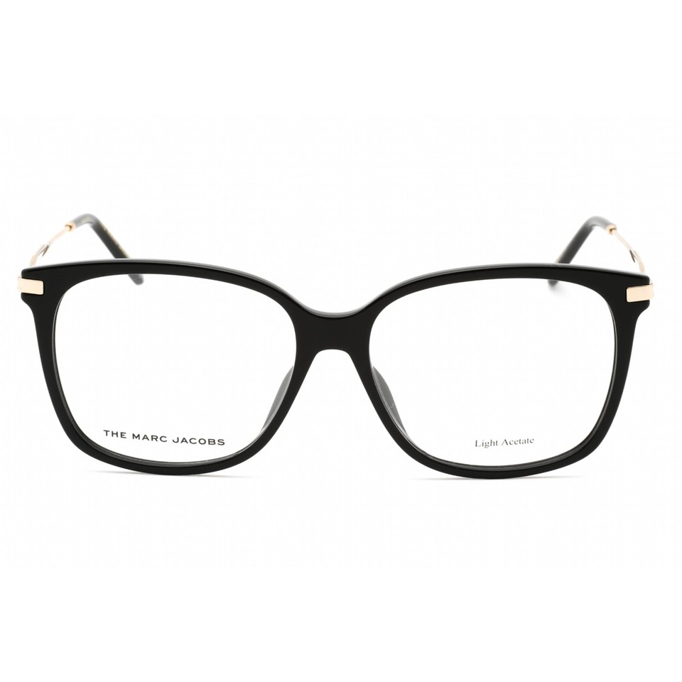 Marc Jacobs Women's Eyeglasses Black Plastic Rectangular Frame MARC 562 ...