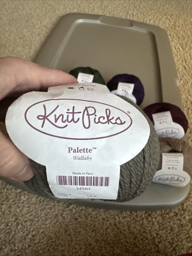 Knit Picks Palette Yarn Peruvian Wool Lot Of 10 Skeins | eBay