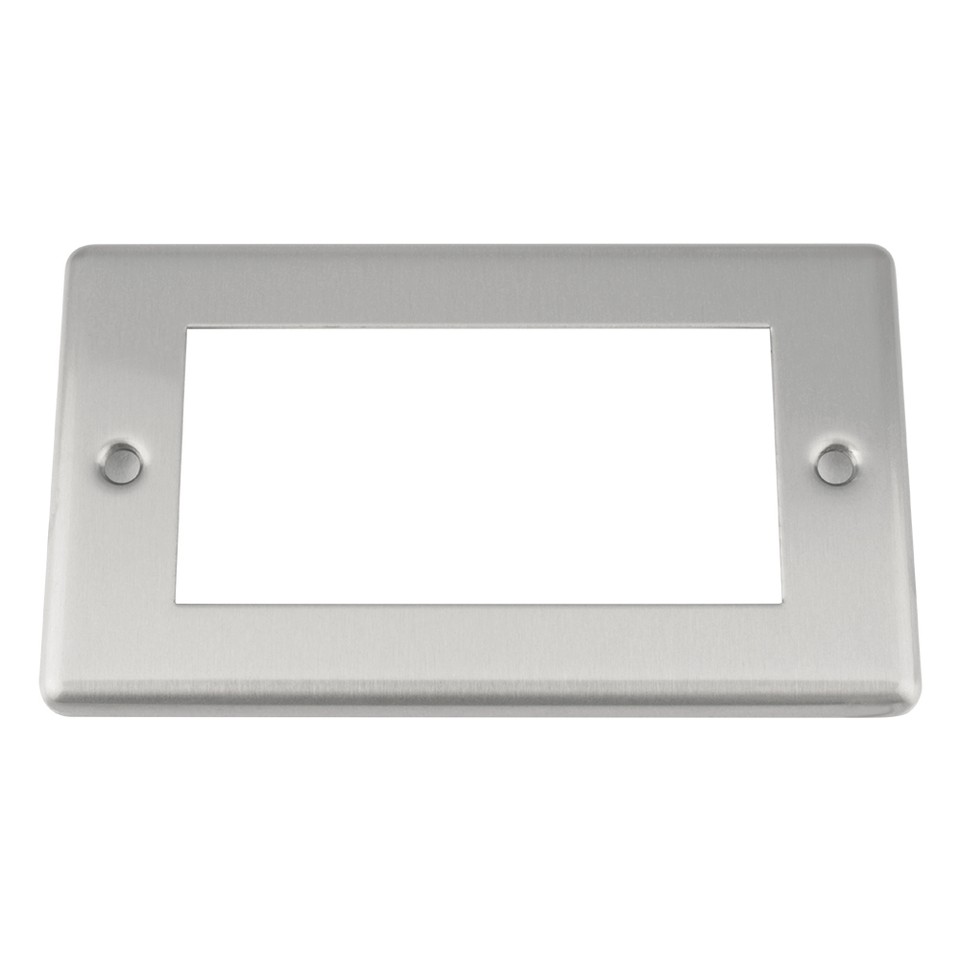Grid Outlet Modular Wall Face Plate Data Plate Brushed Satin Matt ...