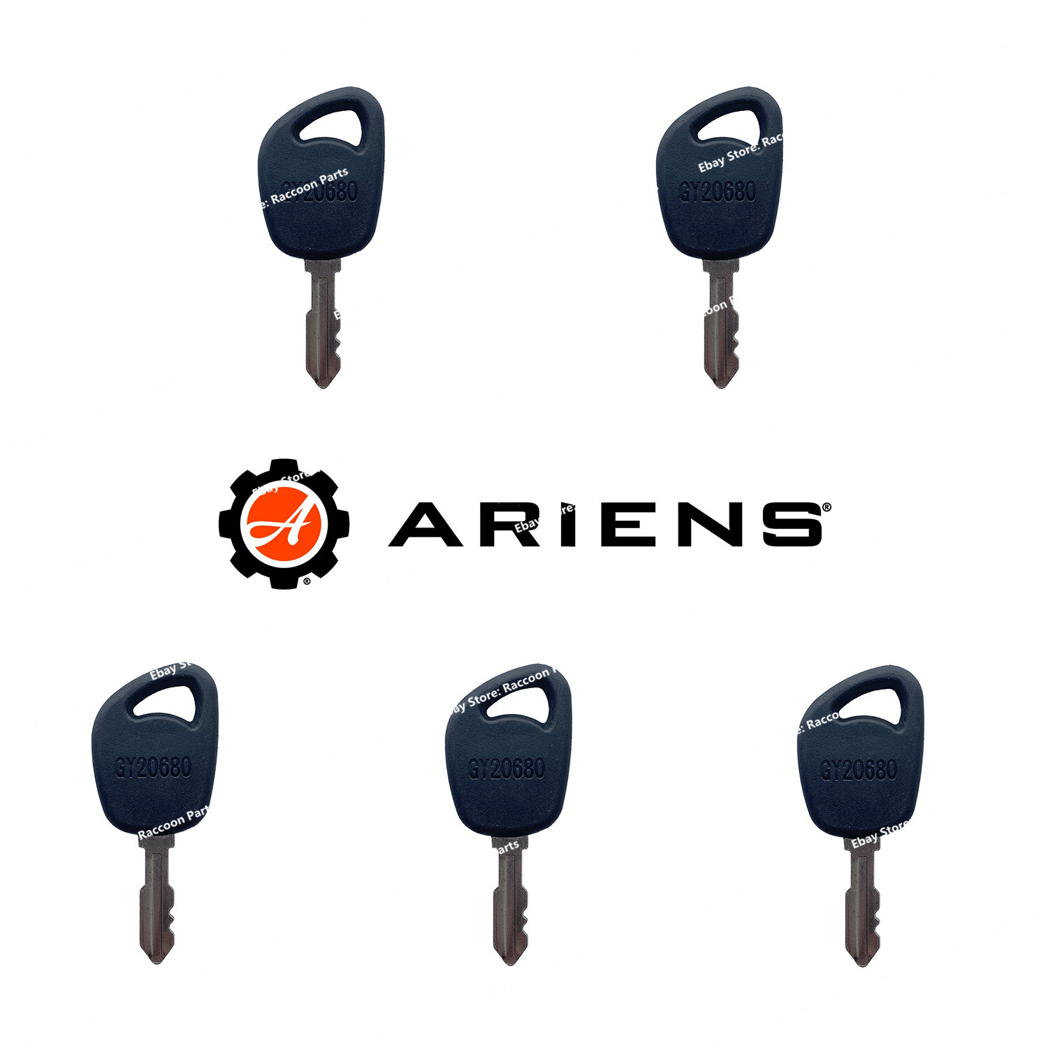 5 Ariens Ignition Keys 21547028 Mower & Lawn Tractor Zoom Series IKON ...
