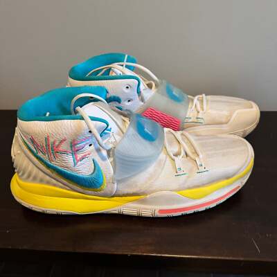 Nike Kyrie 6 Neon Graffiti High- Top Shoes Size 18 | eBay