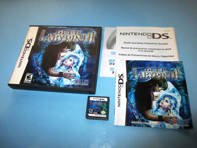 Deep Labyrinth Nintendo DS Lite DSi XL 3DS w/Case, Manual & Inserts ...