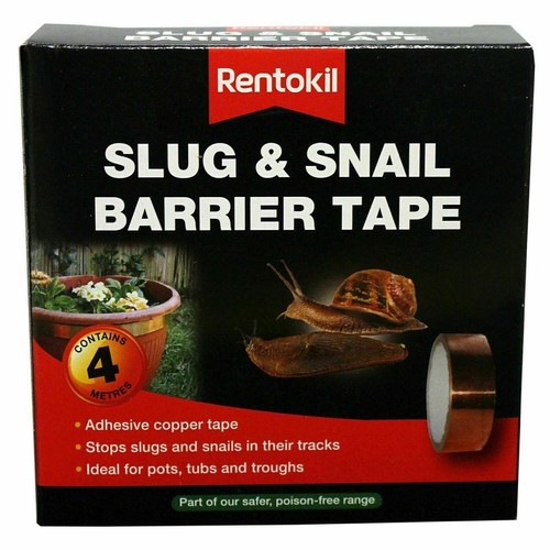 Rentokil Slug & Snail Barrier Tape Adhesive Copper - Stops/Deters Slugs ...