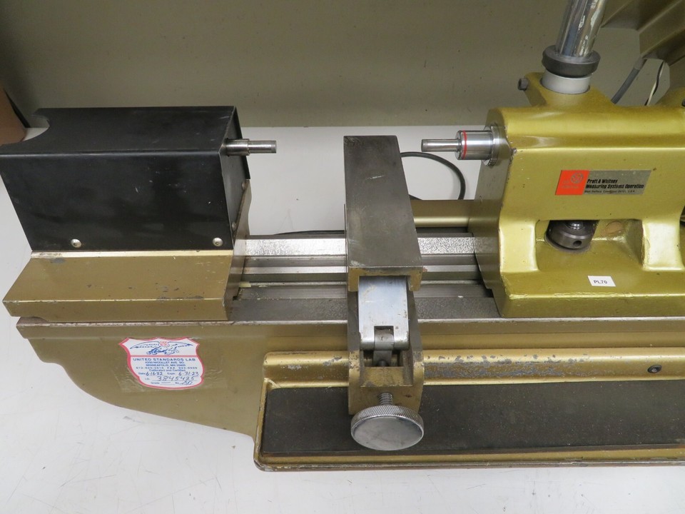 Pratt & Whitney Standard Supermicrometer measuring machine , 10"/.00002 ...