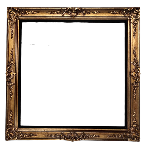 Huge Carved Wood Frame Regency Rococo Gold Art Frame Painting 47" | eBay