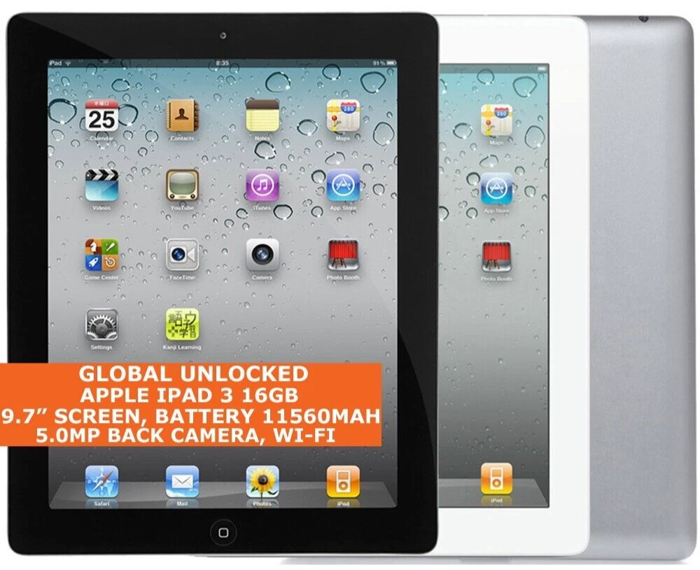 Apple Ipad 3 Back