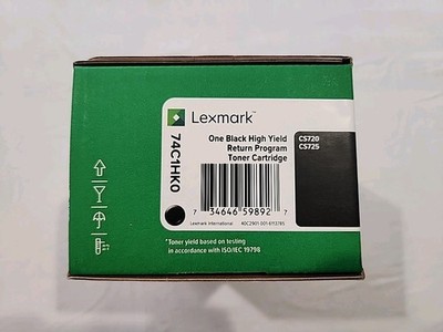 New Genuine Lexmark CS720/CS725 High Yield Black Toner Cartridge ...