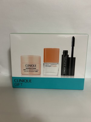 Clinique 3 Pcs Skincare Makeup Deluxe Sample Gift Set Kit Green/white ...