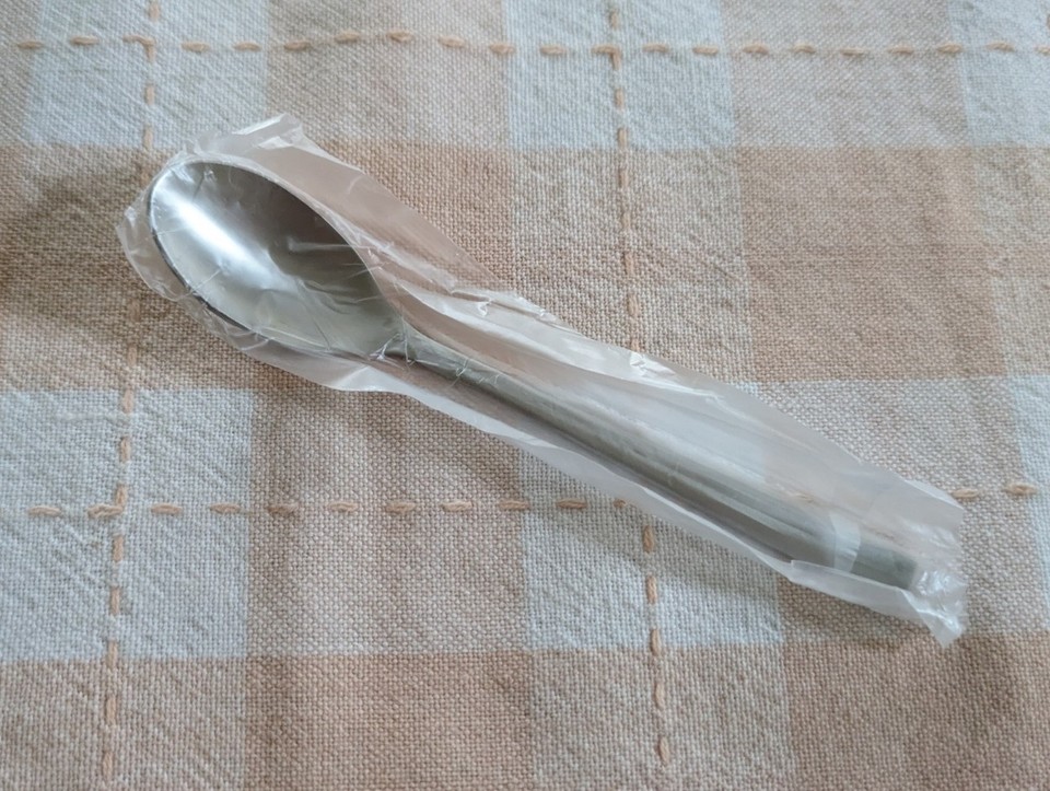 Unused White Ramekin & New Spoon | eBay UK