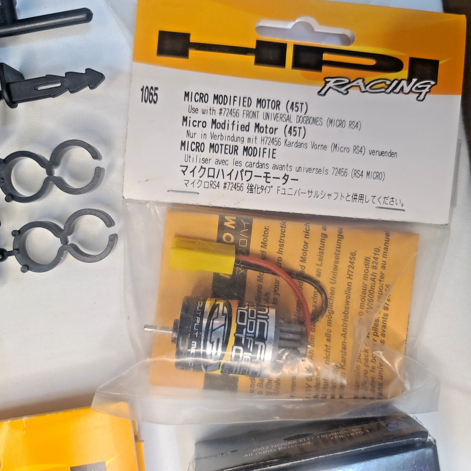 hpi racing micro rs4 Porsche 911 Turbo New Open Box with ESC & Spare ...