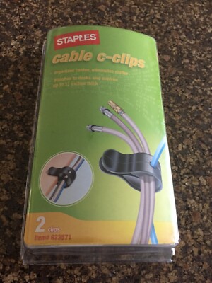 Cable C-clips Staples Item 623571 2 Clips Organize Cables Up To 1.25 ...