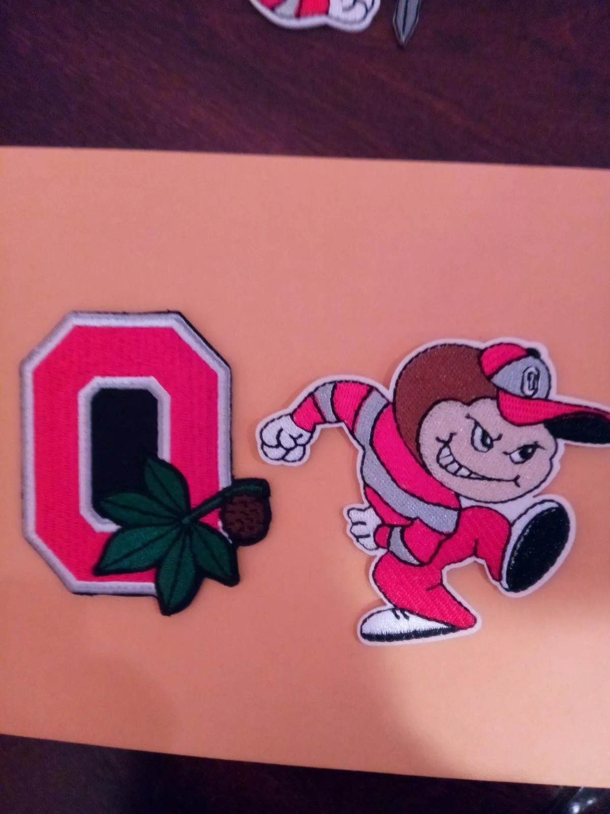(2) OSU The Ohio State Buckeyes Vintage Embroidered Iron On Patch lot 3 ...