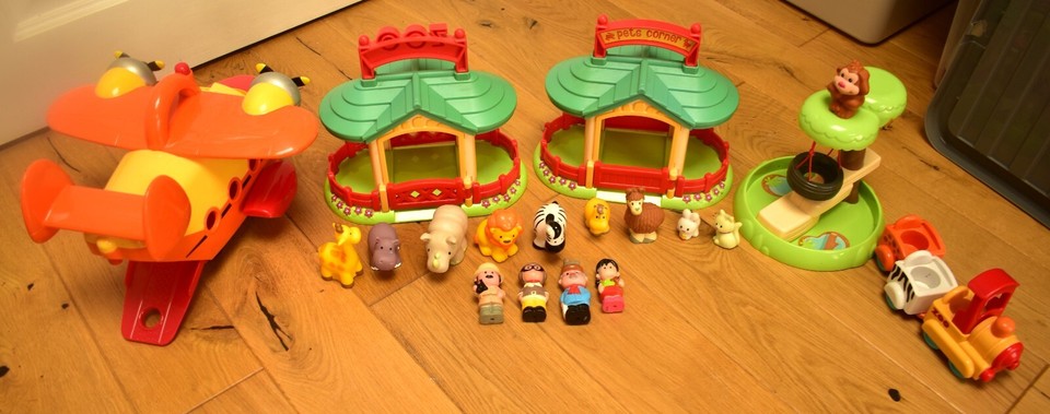 ELC Zoo Monkey Swing Pet Corner Safari Plane (Sound) Animals Figures ...