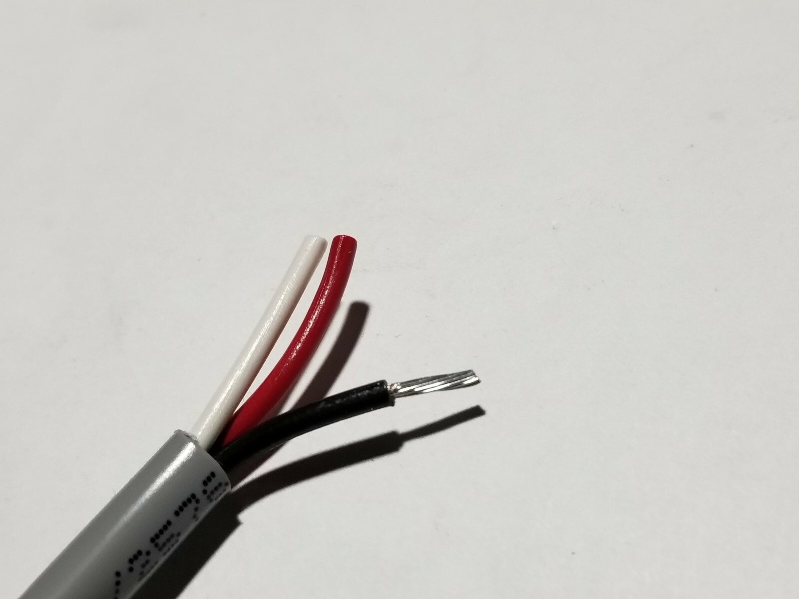 Carol C2831A 18/3C Control/Communication Cable UL-2464 EIA RS-232 Gray ...