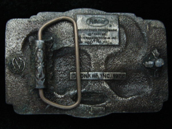 QK05118 VINTAGE 1978 **PETERBILT CLASS** TRUCK COMPANY BERGAMOT BELT BUCKLE | eBay