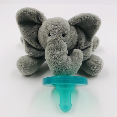Mary Meyer WubbaNub Elephant Infant Pacifier Plush Stuffy Animal ...