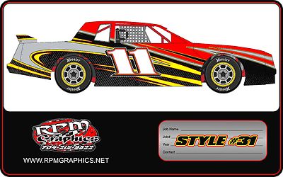 Race Car Wrap, imca,4 cyl,streetstock,late model,openwheels, graphics ...