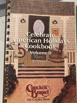 RARE VINTAGE FIRST EDITION CRACKER BARREL COOKBOOK HOLIDAYS VOL 2 ...