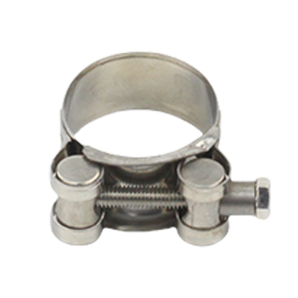 Stainless-Steel Heavy Duty Clamp T-Bolt Motorcycle Exhaust Clamp Hose ...